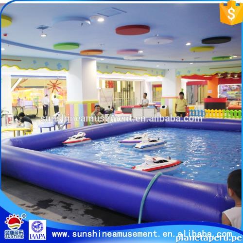Hermosa piscina inflable gigante para juegos acuaticos de niños Perú