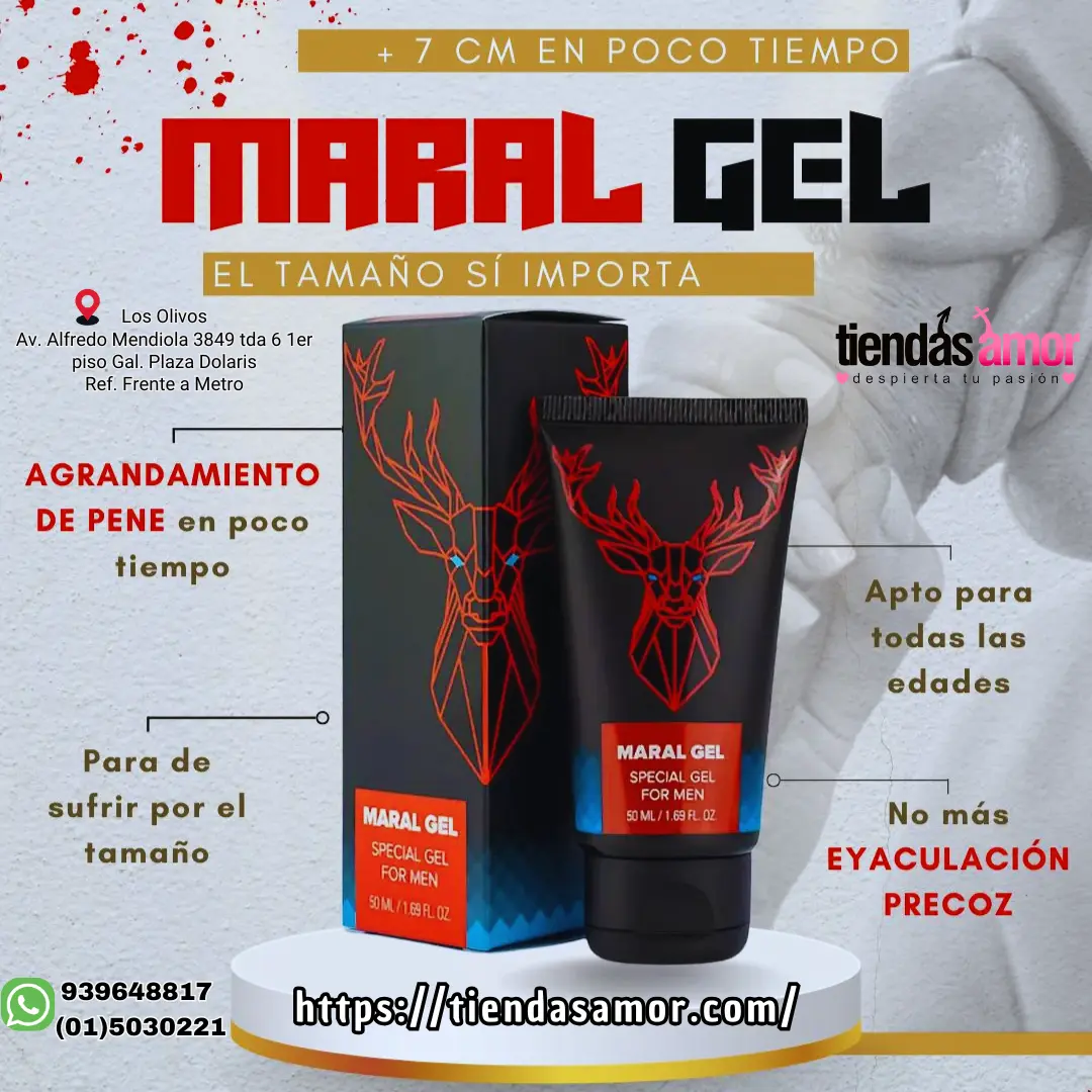 Maral Gel Agrandador Del Miembro 50ml
