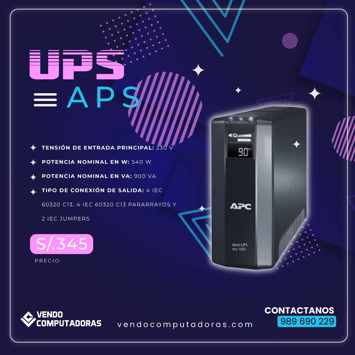 ALTA TECNOLOGÍA UPS