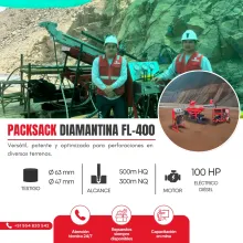 PACKSACK DIAMANTINA FL400 trabajos en superficie